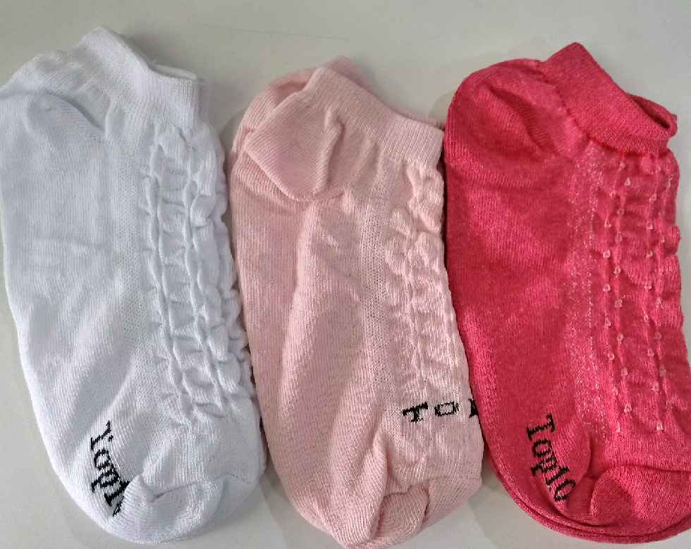 (Cód.101)Meia Sapatilha feminina- pacote com 12 pares - JC Meias
