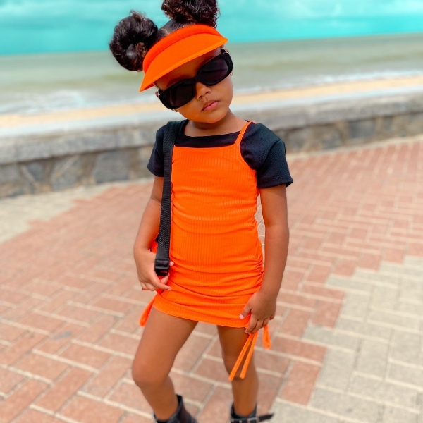 Conjunto 2 4 6 vestido e bolsinha - Mini Stylo Griffe's Verão