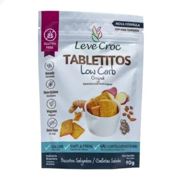 Tabletitos Low Carb 90G - Viver Bem Alimentos