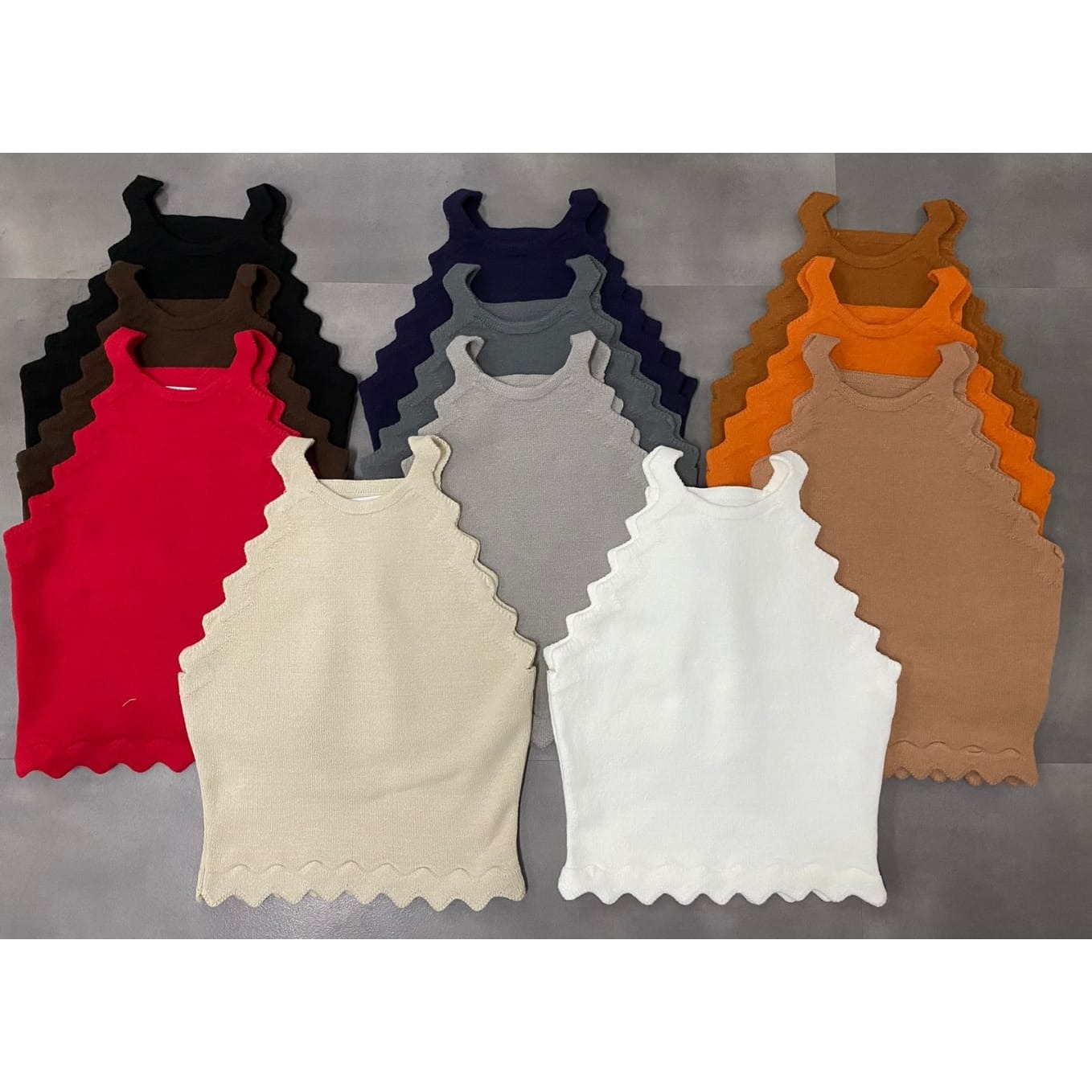 42235 CROPPED BARRA TRIANGULOS DD278 - Ademar Malhas Tricot